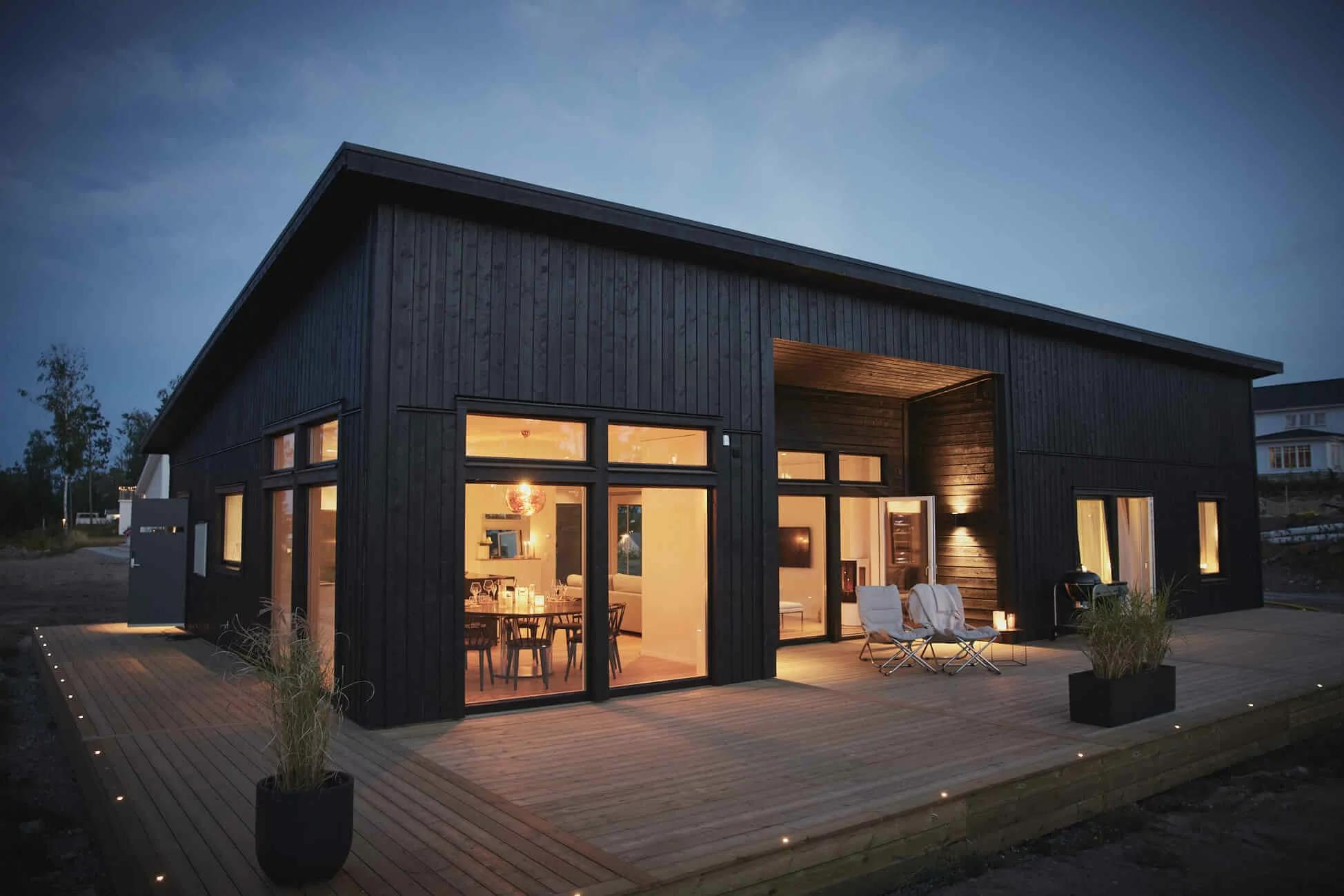 trivselhus villa östersund fasad